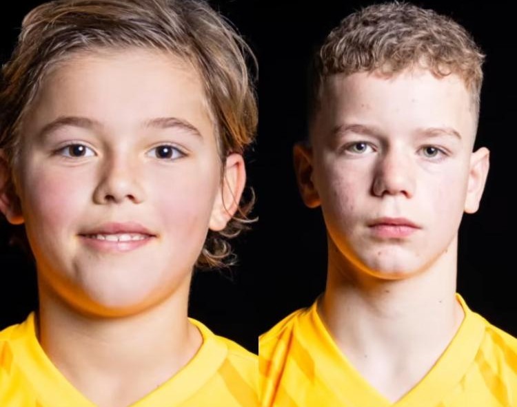 Luuk van het Erve (JO11-1) en Sem Roelofs (JO15-1) spelen dit seizoen ...